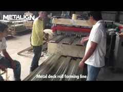 China High Speed Floor Decking Machine Embossing Roll Former For Strengthened Floor Deck Production for sale