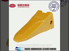 DH500 71300032 DOOSAN ExcavatorBig  Bucket Teeth Optimized Tooth Shape Structure