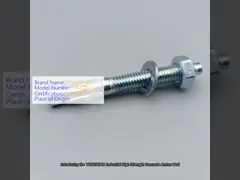 China Corrosion Resistant 1/4-1" Diameter Concrete Expansion Anchor Bolt 720-950MPA Capacity for sale