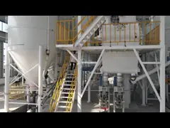 China Full Automatic Sand Cement Powder Mixing Tile Grout Tile Adhesive Dry Mix Plant for sale