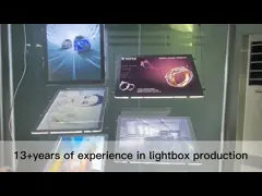 China Picture Frame Acrylic Photo Frame Slim 3 Years Warranty Advertising Light Box for sale