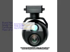 10x visible light Optical zoom camera 2-Axis Stabilized IP Output Gimbal