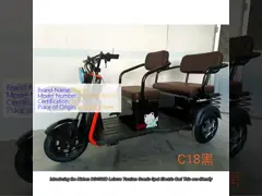 China Leisure Tourism Scenic Spot Passenger Electric Car 70-90km Driving Mileage for sale