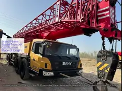 USED 2019 SANY 80 ton Mobile Crane STC800T6 Lifting Equipment