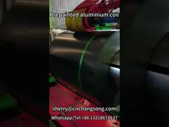 Fabrik-Tatsaufnahme über vorgefärbte Aluminium-Spule