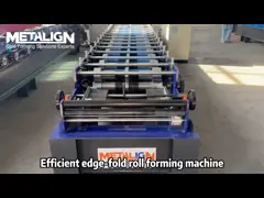 Efficient Edge-fold Door Panel Roll Former