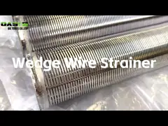 High-Performance Wire-Wound Filter Element: V/Wedge-Shaped Stainless Steel Construction for Diverse