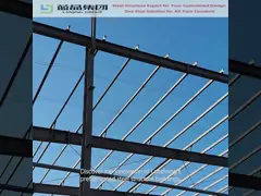 Cina Installazione rapida di edifici di magazzino a struttura in acciaio personalizzabile su piattaforme per laboratori e impianti in vendita