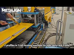 Cina Profilatrice a rulli a doppio canale per montanti e angolari leggeri in vendita