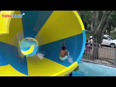 China Summer Fibreglass Pool Slide 200m2 Amusement Park Water Slide Outdoor Entertainment for sale