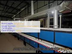 Industrial Heating Electric Industrial Furnace With Bevel Gear Roller Transmission