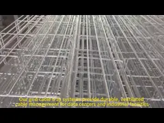 China Customizable Aluminum Alloy Wire Cable Trays For Cable Protection Wire Mesh Trunking for sale
