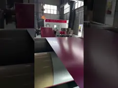 Red pre-painted aluminum coils