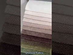 100%Polyester Home Textile Fabric Boucle Effect Chenille Fabric For Sofa