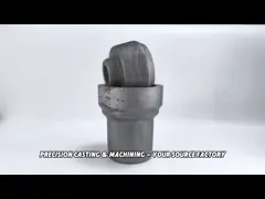 China Precision Aluminum Forging Railing Hardware Round End Caps with ±0.1mm Tolerances and 500 lb Capacity for sale