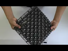 Weather Resistant Basketball Court Flooring Tiles Multi Sport Interlocking Tiles CE RoSH