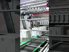 45-Minute One-Pack Wrap Around Case Packer for Beverage Line with Mechanical Stretch