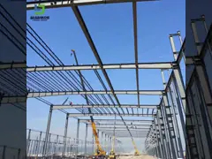 High Quality Prefab Steel Structure Warehouse Building Garage Shed