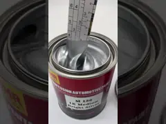 China M136 1K Medium Bright Silver Auto Paint Metallic Silver Car Paint Smooth Finish for sale