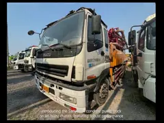 USED SANY 40m pump truck in ISUZU chassis Concrete Pump Truck Construction Pump Truck