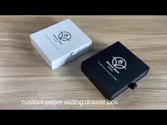 China Custom Cosmetic Packaging Box Lipstick Sliding Drawer Gift Boxes With Foam Tray for sale