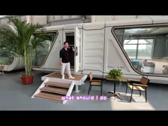 Open a homestay with a capsule house.