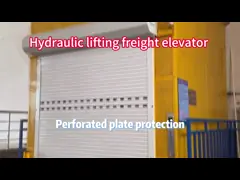 Hydraulic Direct Top Lift Elevator 10 Ton Capacity 18m Height Floor-to-Floor Goods Transport