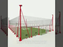 Durable Customized Soccer Field Competition Full Set Sports Equipment