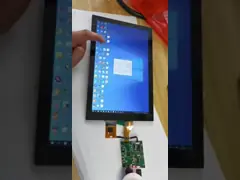중국 10.1'' TFT LCD 800x1280 레지스티브 터치 패널 IPS 자유 관측 방향 MIPI IL19881C 판매용