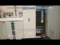 PE PP PERT Granules et flocons Ligne d'extrusion de tubes en plastique avancée