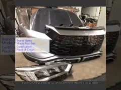 China B-y-d Song Pro front bumper hood and headlight kit disassembly parts for sale