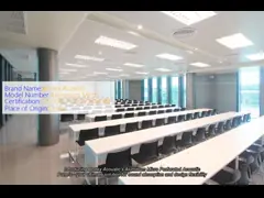 Conference Hall Ceiling Tile RAL9016 White PVDF Microperforated Aluminium Composite Panels