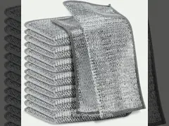 China KILINE Non Scratch Wire Dishcloth Wet And Dry Cleaning Cloths Travel Household Cleaning Supplies Tools for sale