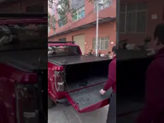 China Manual Pickup Truck Bed Aluminum Hard Retractable Tonneau Cover for Ford for sale