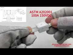 ceramic fuse 100A 150VDC 30~80KA Breaking