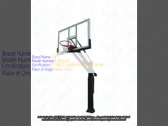 China High Quality Basketball Hoop Adjustable Basketball Stand Inground Basketball Goal for sale