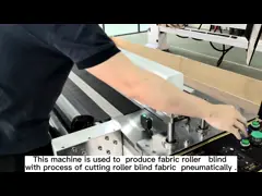 China 0.3mm Precision Roller Blind Machine Stainless Steel Roller Zebra Blind Cutter For Sheer Fabrics for sale