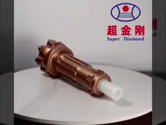 China High Air Pressure Rock Drilling 4inch DTH Hammers Td40 / Cop44-Gold DTH Bit for End Drilling Projects for sale