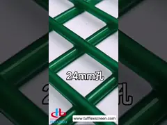 Tufflex Polyurethane Coated Wire Rope Screen 2mm Square Aperture