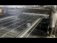 China Powder Coated 3D Fence Panel Triangle Bending Fence For Construction Site for sale