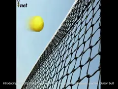 China Black Tennis Practice Net Durable Outdoor Badminton Nets 4.5*4.5cm for sale