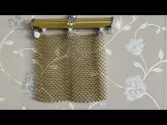 Aluminum Decorative Coil Mesh Ceiling Curtain Track Ceiling
