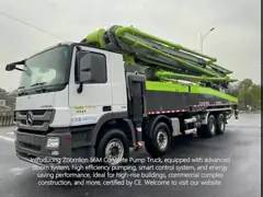 Hot Sale Used Concrete Pump Truck 2018 Zoomlion 56M For Sale