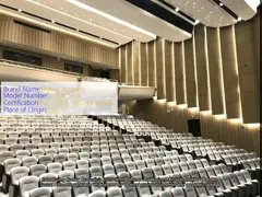 China 2/2/0.5mm Diffuser Auditorium Microperforated Wooden Sound Absorbing Wall Acoustic Panels for sale
