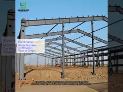 Prefabricated Low Cost Portal Frame Steel Structure Poultry Shed Chicken Farm House Layer Broiler Hens Shed Barn