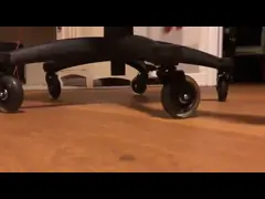 China Dajin 3 Inch 75mm Transparent PU Casters with 11×22mm Solid Stem for Hardwood Floors and Carpets for sale