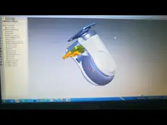 China Dajin Medical Casters 125mm 5 Inch Threaded Stem Swivel Caster Wheels for sale