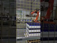 Check out how factory robots handle lithium cells automatically! #lithiumbattery #lifepo4