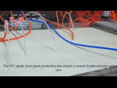 China 30M PVC Ps Foam Sheet Extruder Machine Plastic Door Board Making Machine Customizable for sale