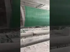 High Temperature Resistant FRP Pipe With Normal Temperature Rating And Printed Flange